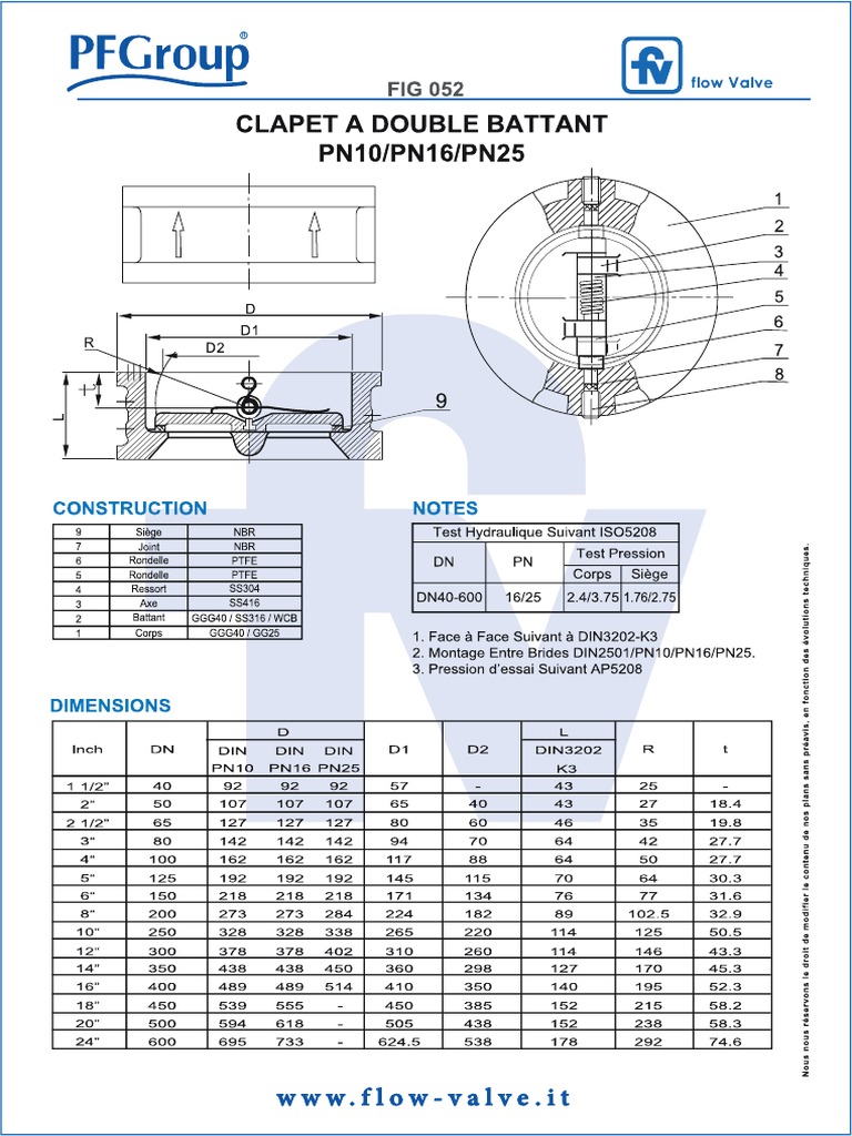Clapet double battant.pdf | PDF