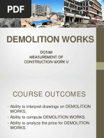 Boq - Demolition | PDF | Wall | Demolition
