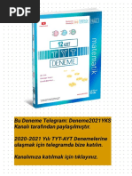 49 Günde Tyt Matemati̇k Kampi Ki̇tabi Örnek PDF | PDF