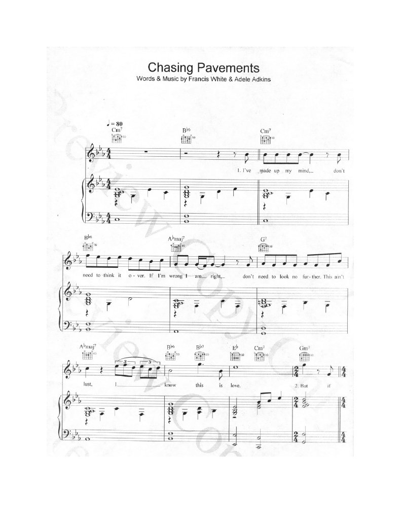 Chasing Pavements | PDF