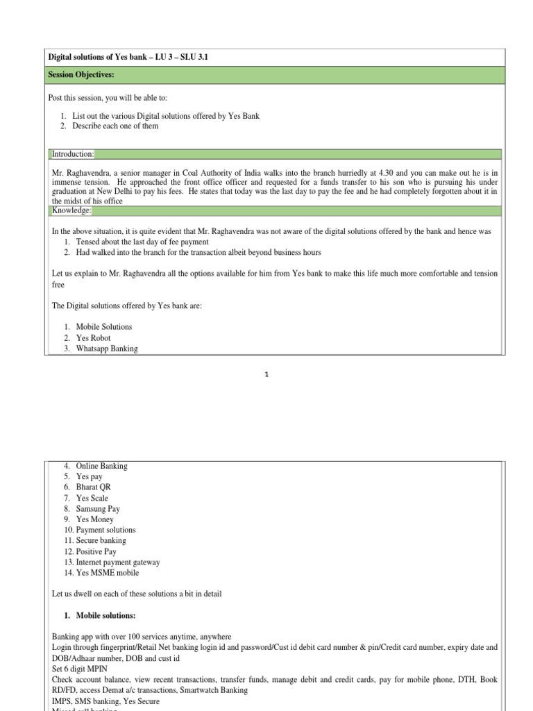Digital Solutions | PDF | Cheque | Debit Card