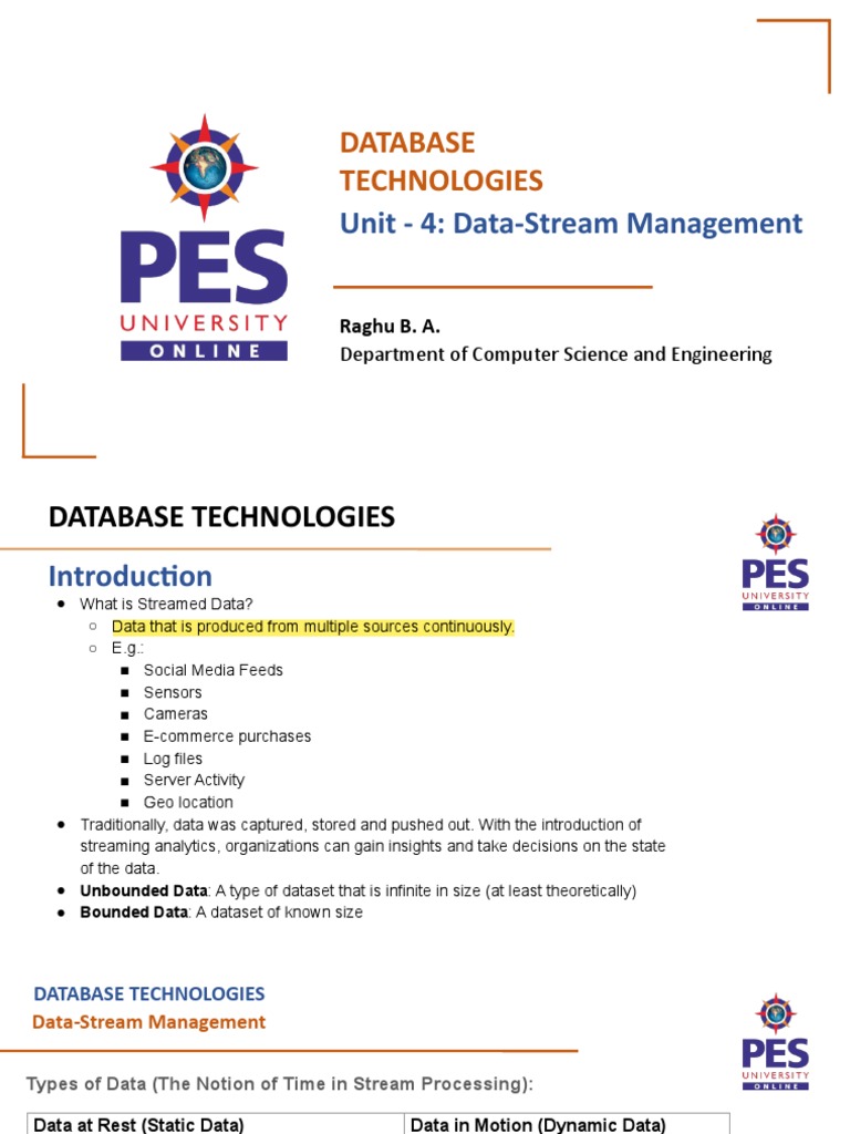DBT Unit4 PDF | PDF | Apache Spark | Databases