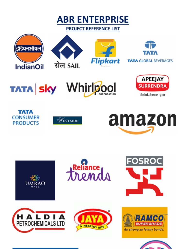 ABR Enterprise Project List | PDF | Kolkata