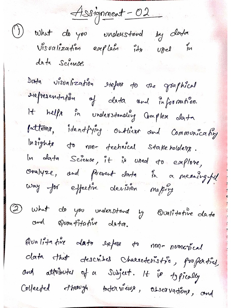 Data Science Assignment 2 Pdf