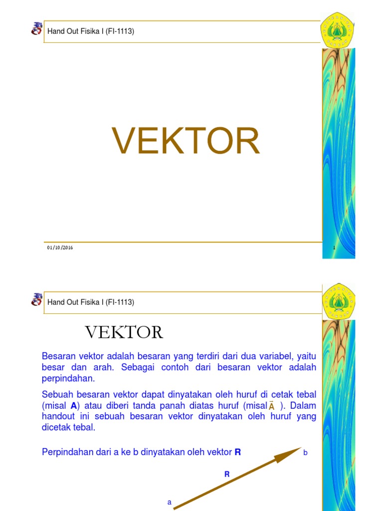 Vektor Fisika I Rev | PDF