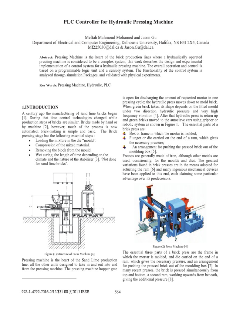PLC Controller For Hydraulic Pressing Ma PDF | PDF | Programmable Logic ...