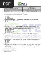 PRC ITB Model Paper ICAP Official | PDF