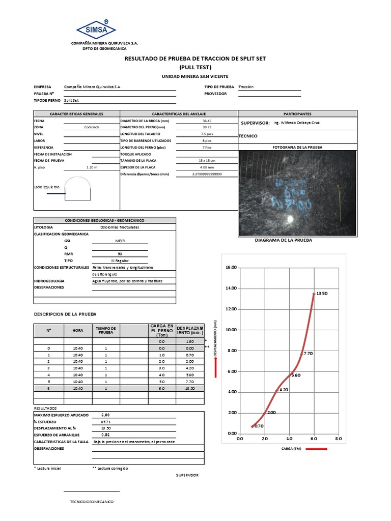 Formato Pull Test | PDF