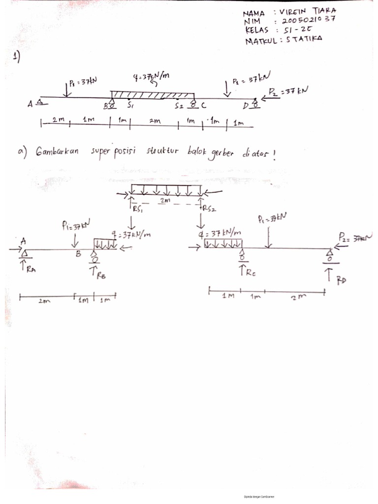 Uts Statika 2 - Si 2C - Virgin Tiara | PDF