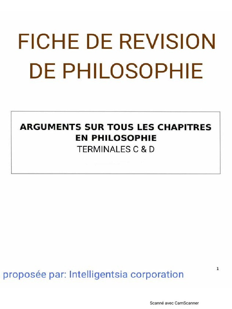 Révisions de Philo PDF | PDF