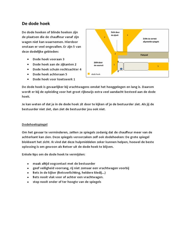 De Dode Hoek | PDF