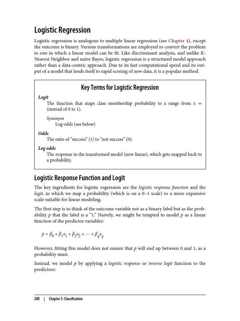 Logistic Regression | PDF | Logistic Regression | Regression Analysis Logistic Regression | PDF | Logistic Regression | Regression Analysis