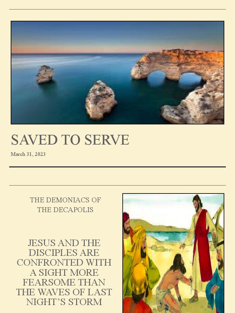 Saved to Serve: Transforming Lives | PDF