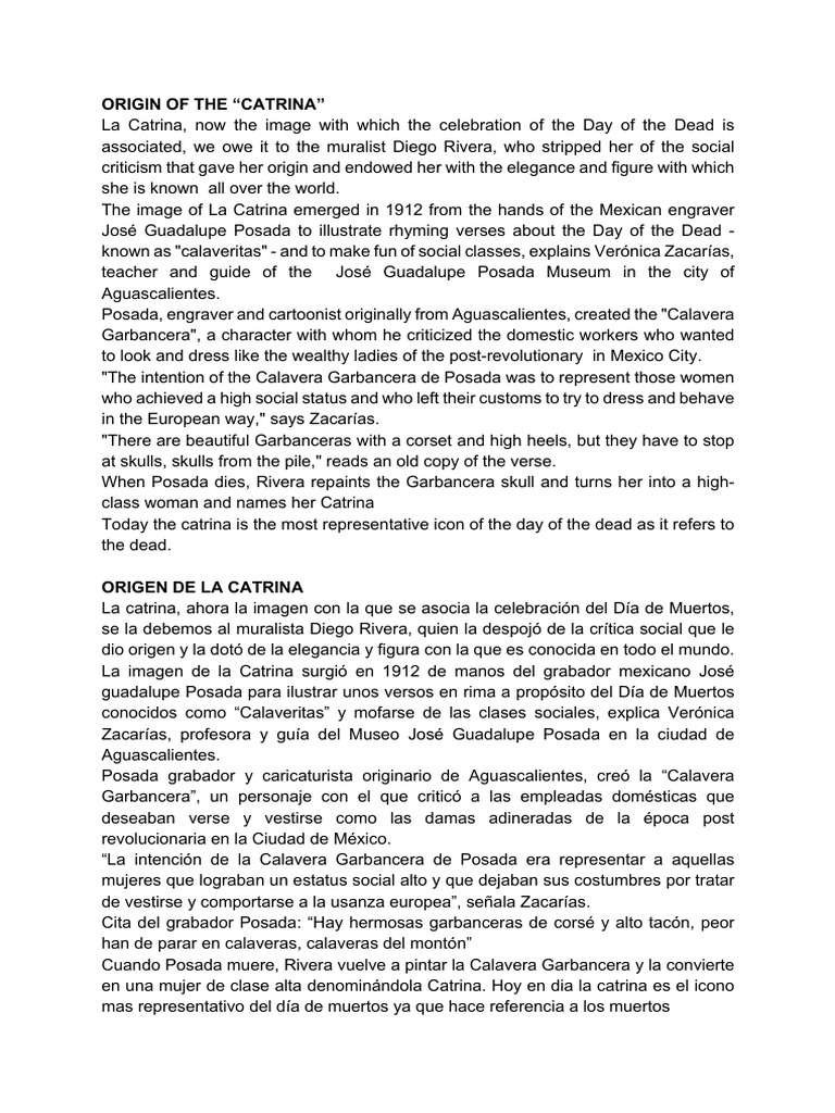 Catrina | PDF