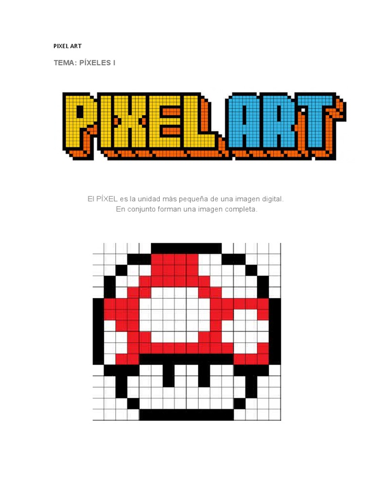 Guía de Pixel Art y Tipografías | PDF | Artes del Lenguaje y ...