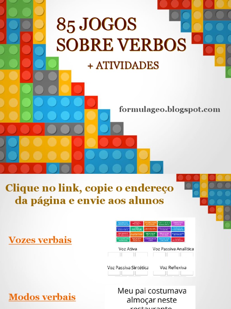 85 Jogos Sobre Verbos PDF | PDF