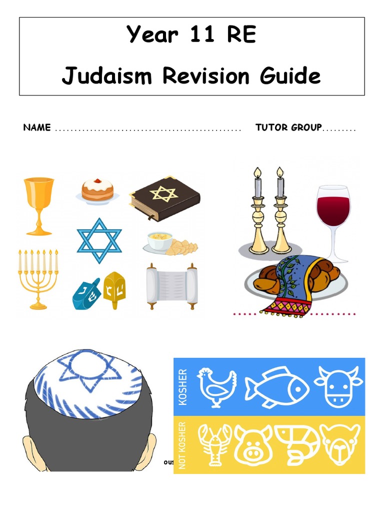 Year 11 Judaism Exam Guide | PDF | Synagogue | Jewish Prayer