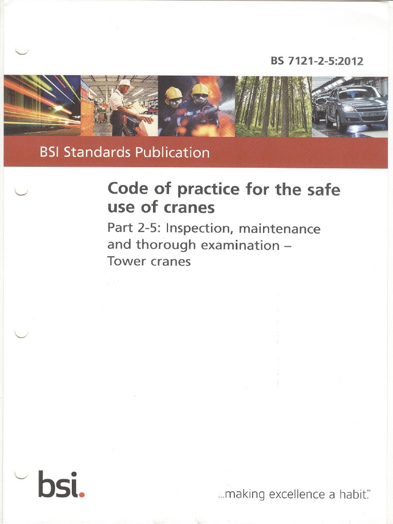 BS 7121-2-5.2012-COP-for-Safe-Use-of-Cranes-Inspection, Maintenance ...