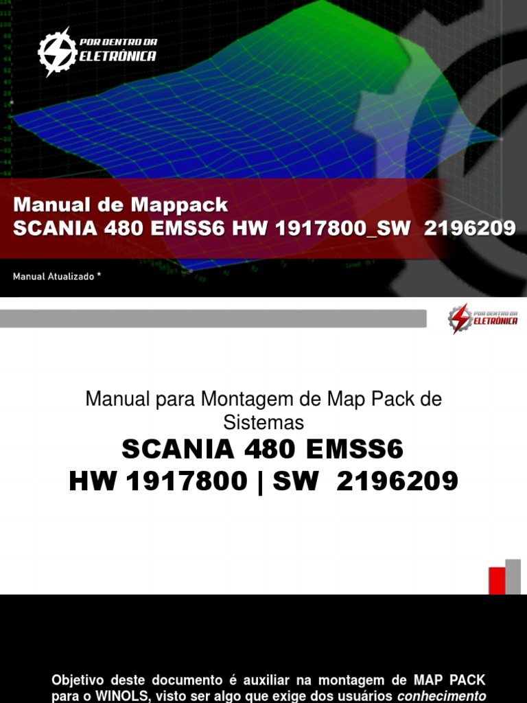 Manual Padrões de Mapas Scania 480 Emss6dc13 HW1917800 SW 216209 | PDF