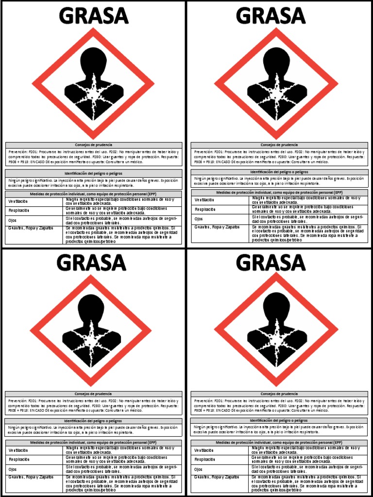 Etiquetas para Sustancias Quimicas | PDF