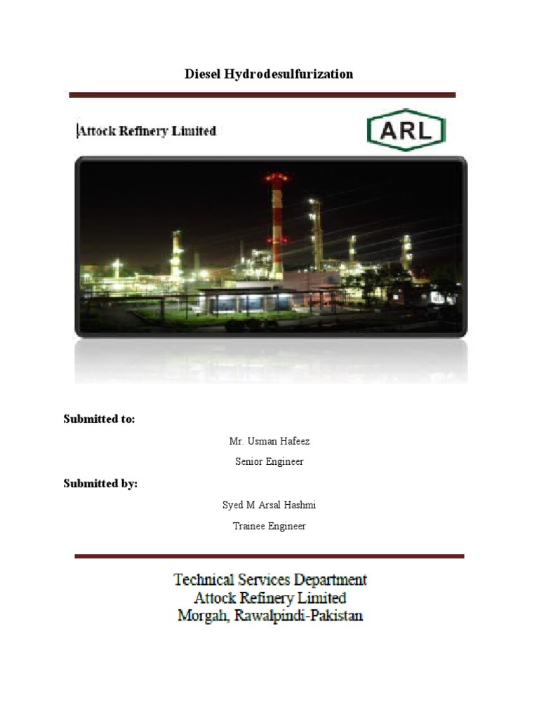 REPORT HDS - Edited | PDF | Combustion | Alkene