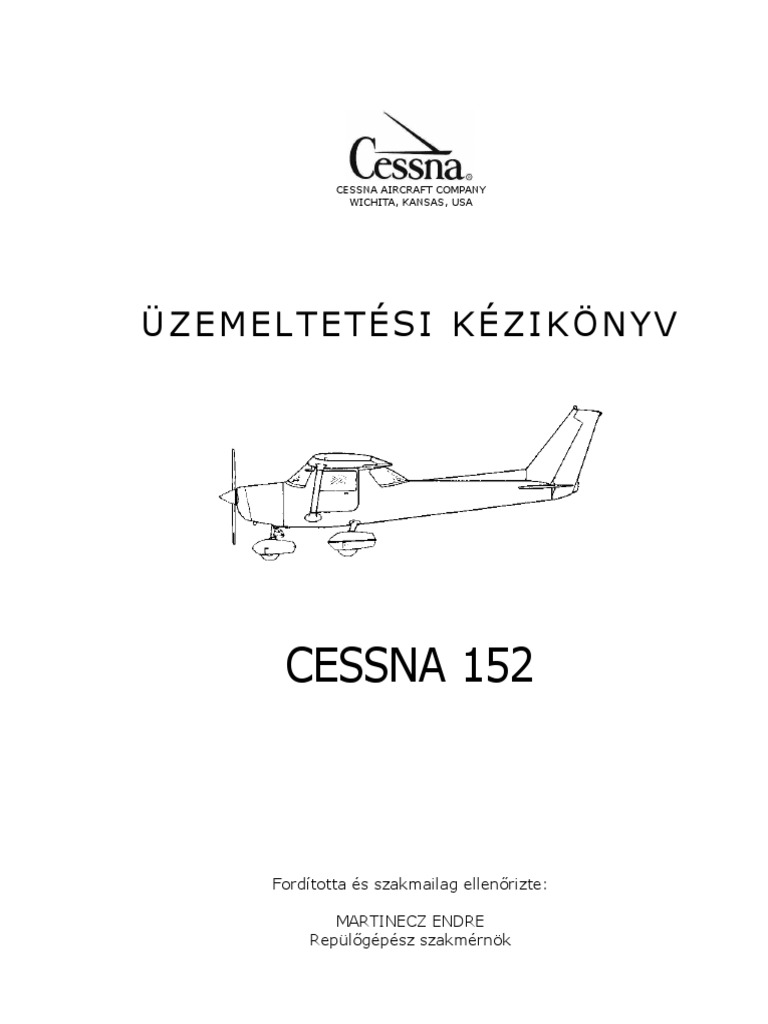 Cessna 152 POH HUN - Ver1.0 PDF | PDF