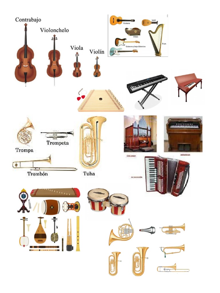 IMAGENES CLASIFICACION DE LOS INSTRUMENTOS.docx | PDF