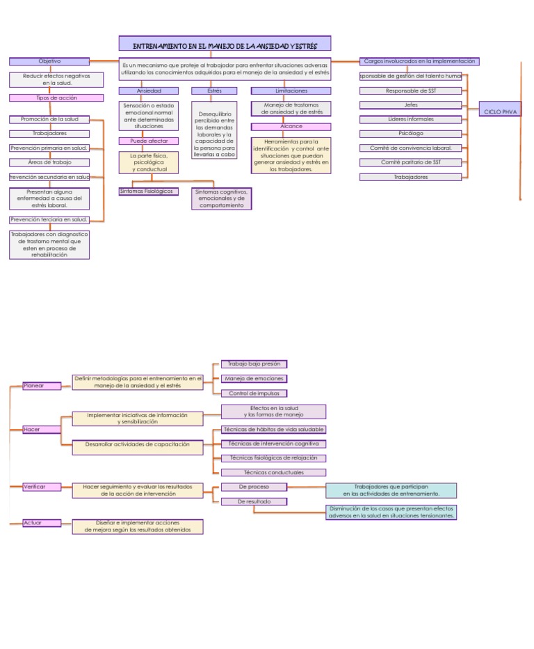 Mapa Conceptual | PDF | Ansiedad | Estrés (biología)