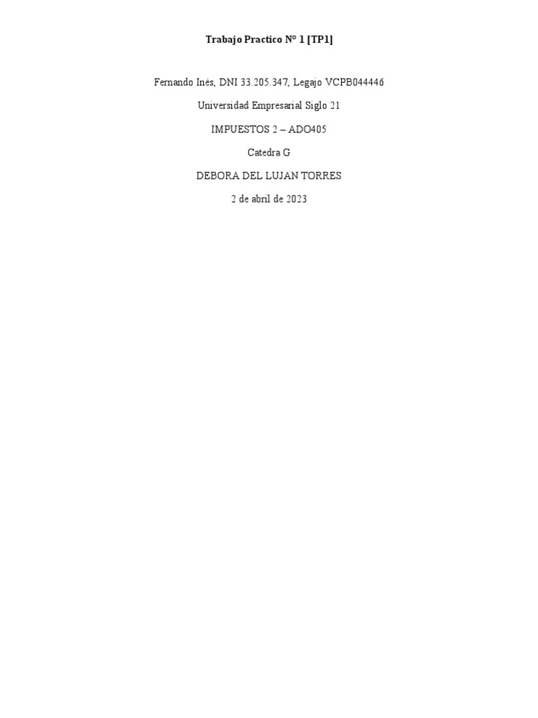 I2 - TP1 - Ines Fernando | PDF