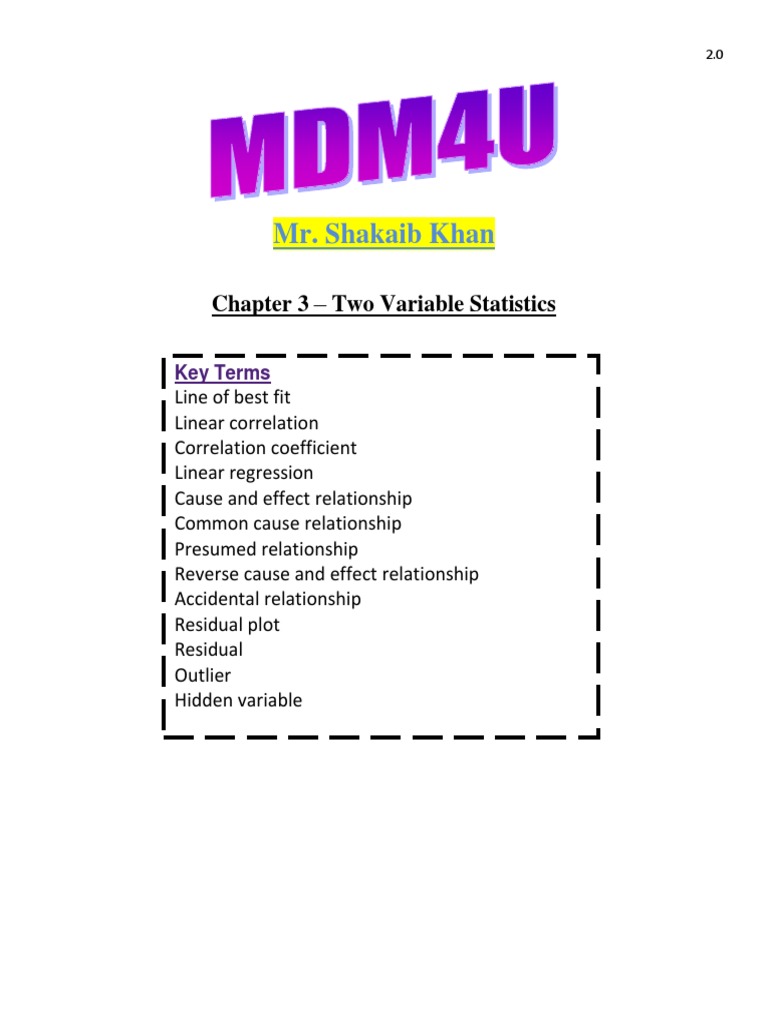 Understanding different types of relationships between variables | PDF ...