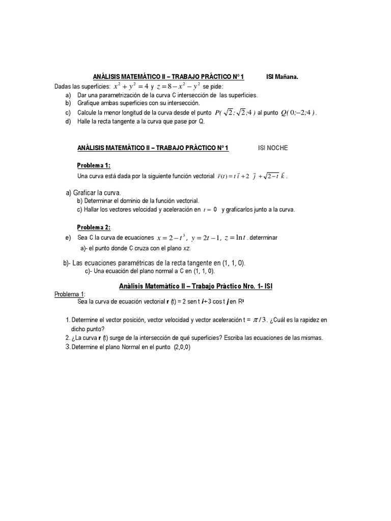 TP1 - Ejemplos - Anual | PDF