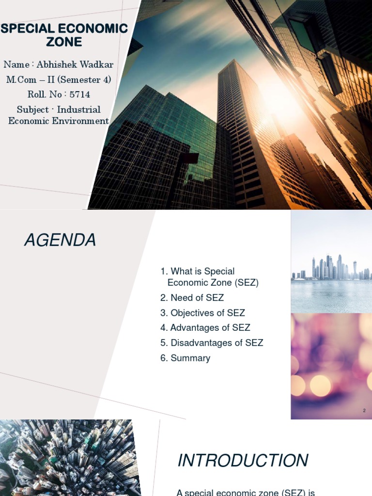 Special Economic Zone Sem 4 | PDF