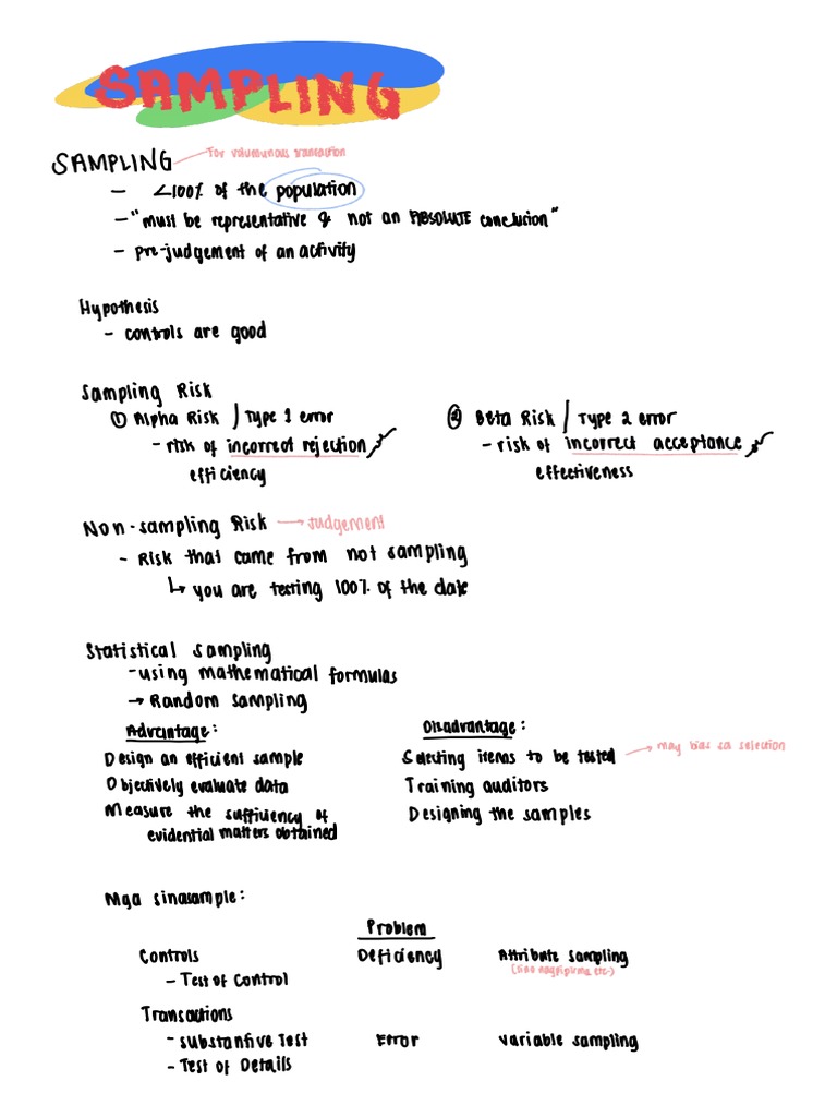 Audit Sampling PDF | PDF Audit Sampling PDF | PDF