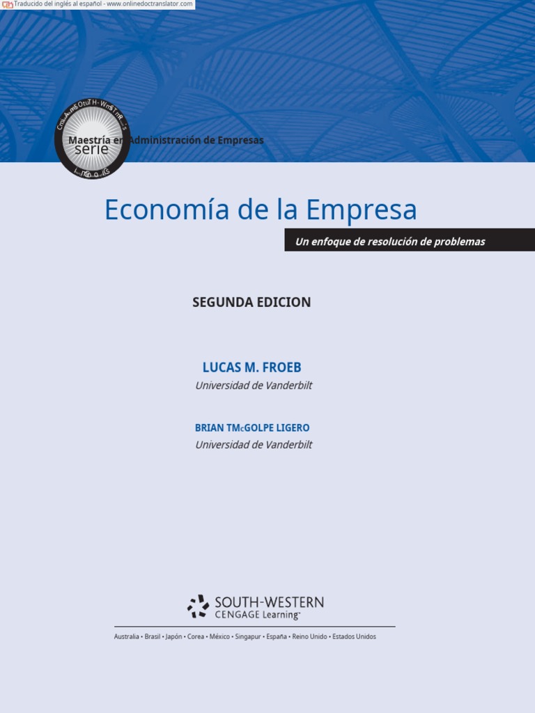 Froeb and McCann - Cap 10 (Strategy) .En - Es | PDF | Gestión ...