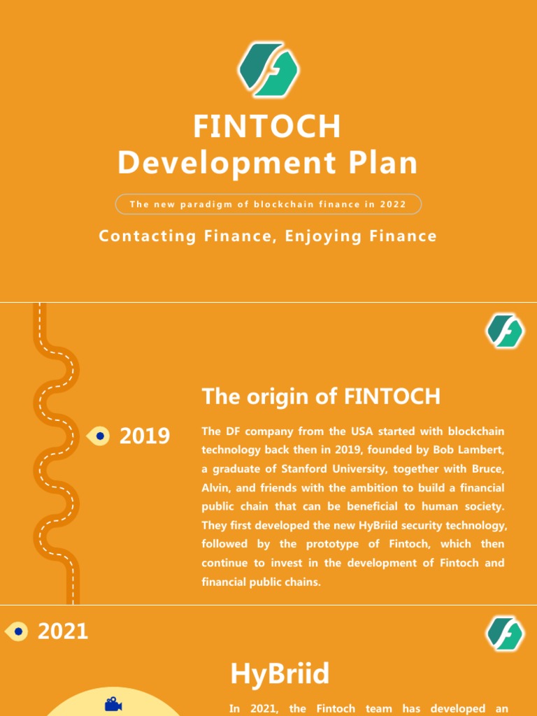 FINTOCH Development Plan: Outlining the Roadmap and Milestones for a New Blockchain-Based ...