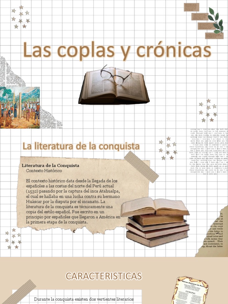 Literatura de la Conquista: Coplas, Romances y Crónicas | PDF