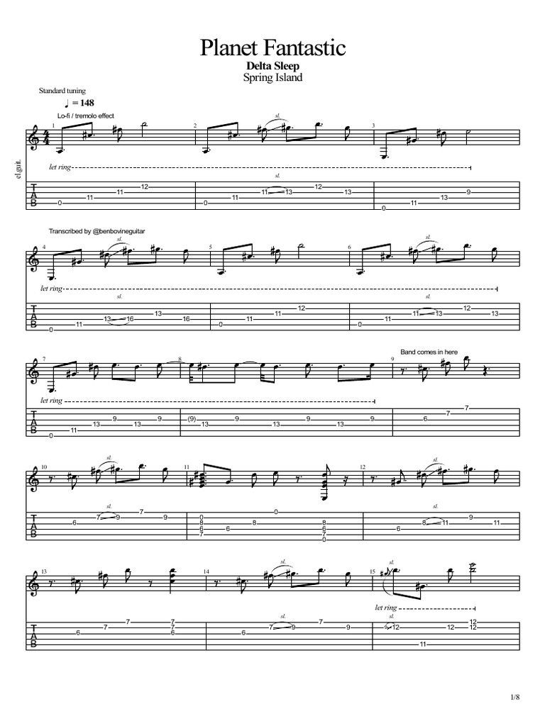 Planet Fantastic Tab PDF | PDF