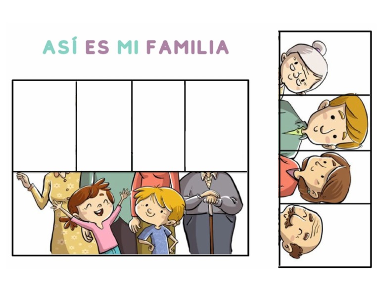Ficha Asi Es Mi Familia | PDF