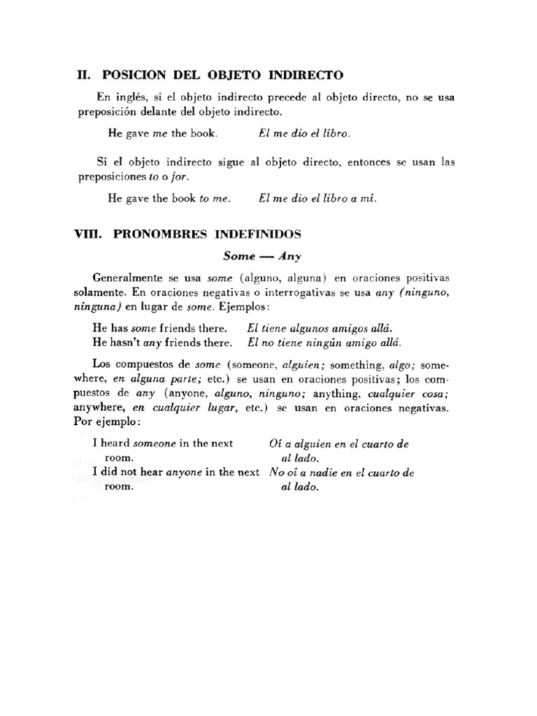 Resumen Gramática Inglés | PDF