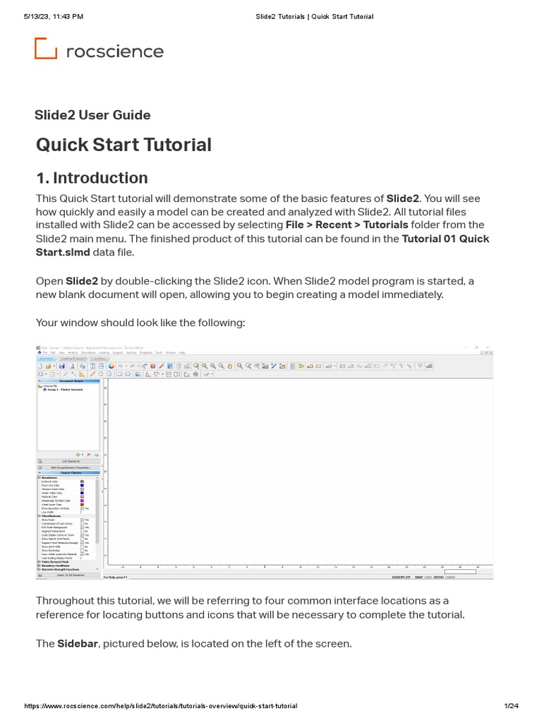 Slide2 Tutorials - Quick Start Tutorial | Download Free PDF | Window (Computing) | Icon (Computing)