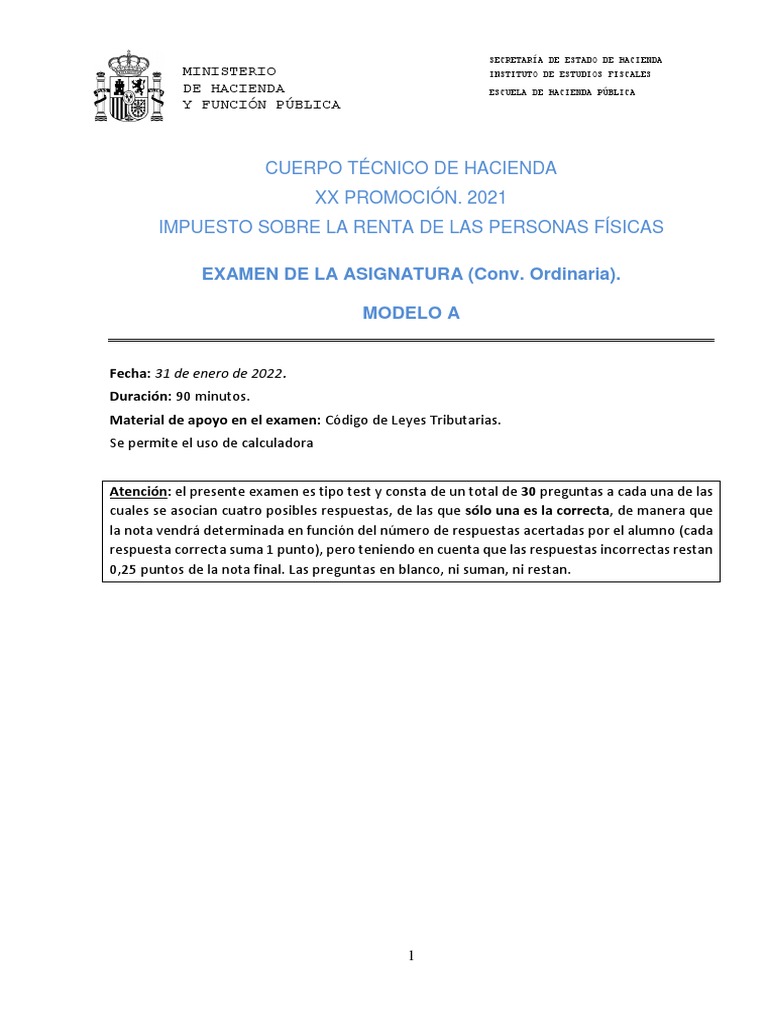 IRPF | PDF | Impuestos | España