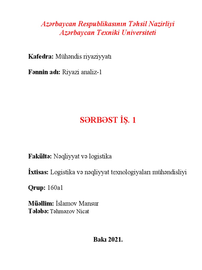 Teylor (Makloren) D - Sturu. Teylor D - Sturunun M - XT - Lif T - Tbiql ...