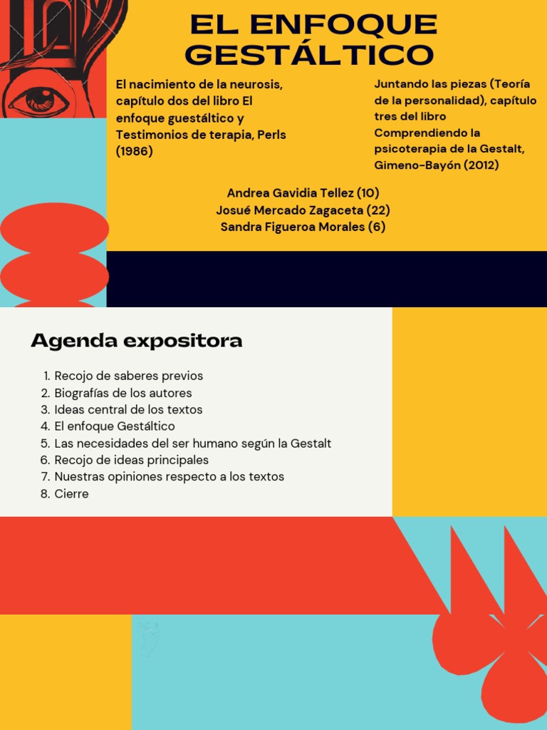 El Enfoque Gestáltico | PDF | Terapia Gestalt | Neurosis