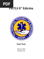 PHTLS 10 Edición Actualización en Español | PDF | Lesión | Reanimación cardiopulmonar