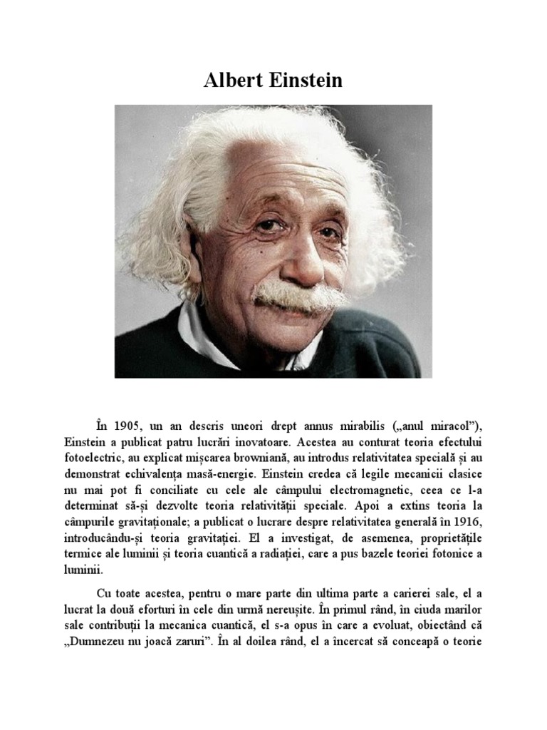 Albert Einstein | PDF