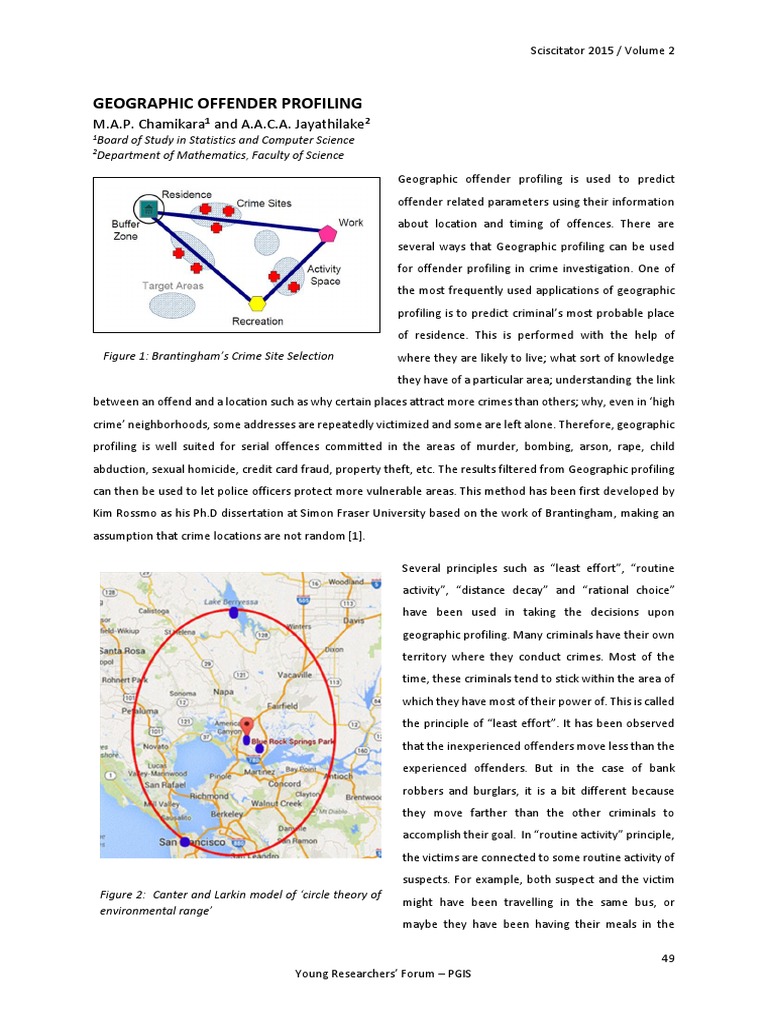 GEOGRAPHIC | PDF | Offender Profiling | Crimes