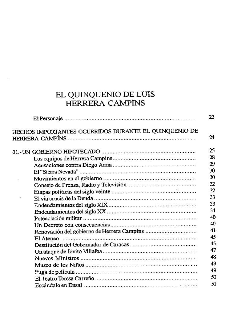 Luis Herrera Campins | PDF