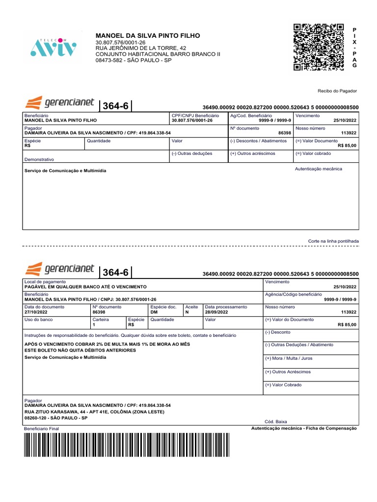 Boleto 2 PDF | PDF | Bancos | Pagamentos