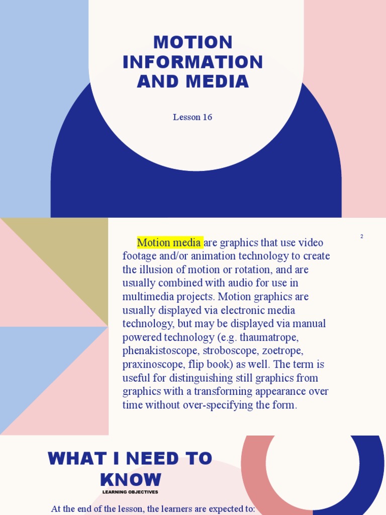 Motion Information and Media | PDF | Video | Adobe Flash