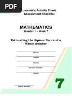 1. GENERATING PATTERNS1 | PDF | Numbers | Sequence